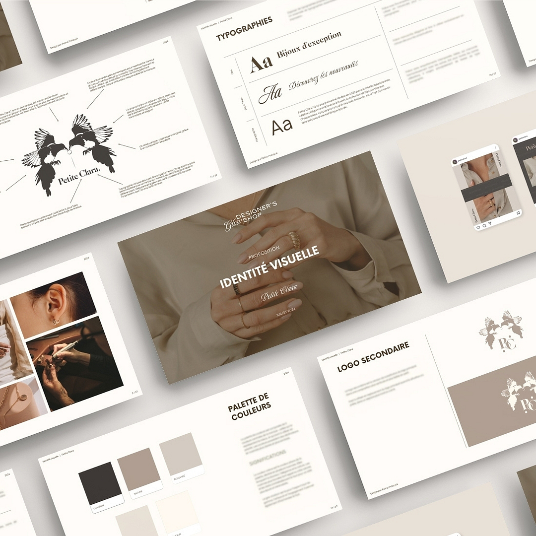 Identité visuelle - Polina Polozyuk