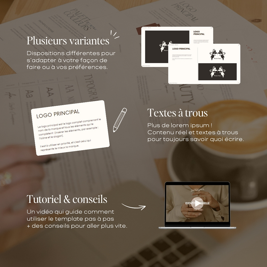 Identité visuelle - Polina Polozyuk